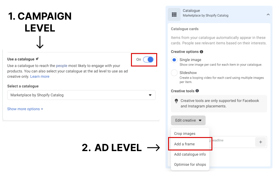 Customizing the creative in your Meta DPAs — Facebook’s built-in overlays and frames versus ...