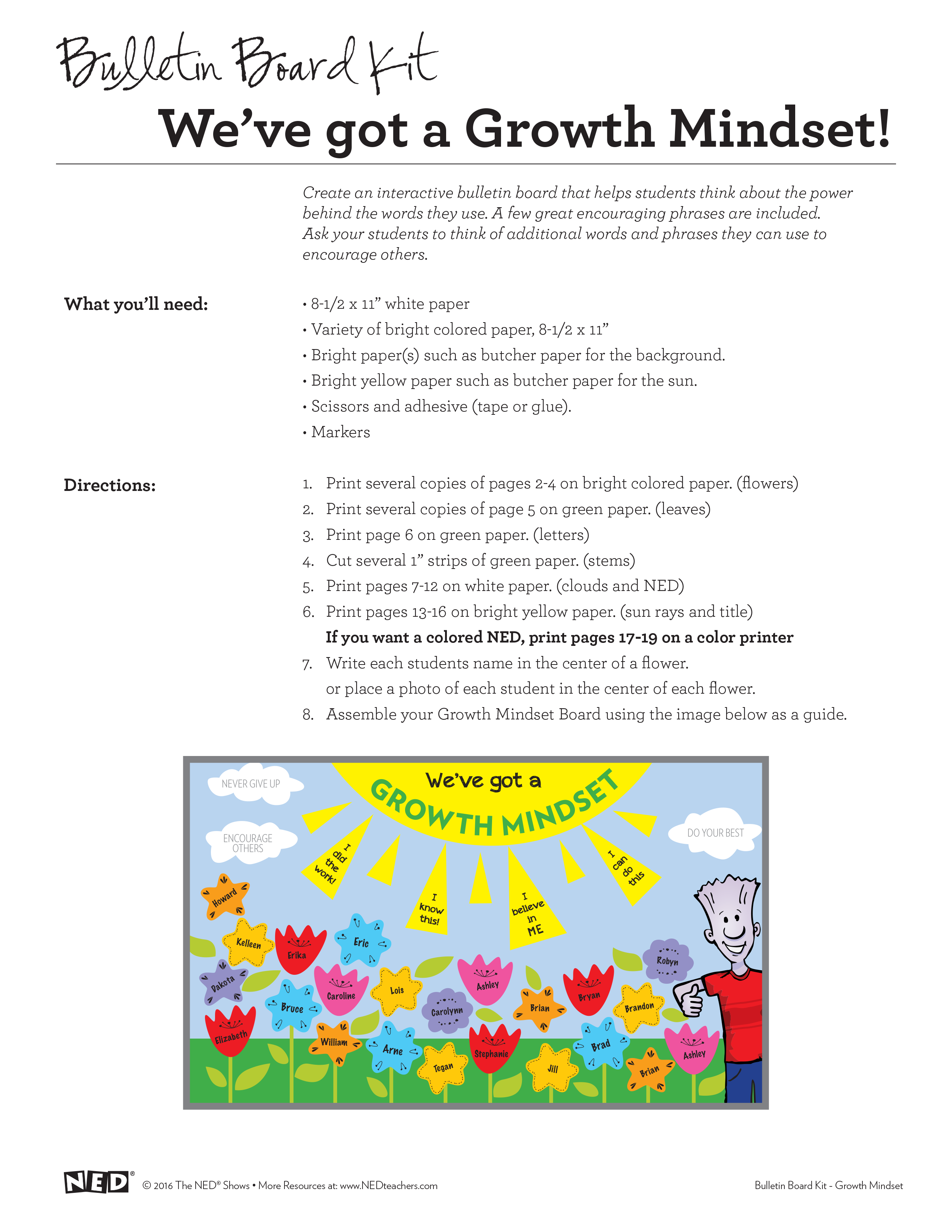 Growth Mindset Bulletin
