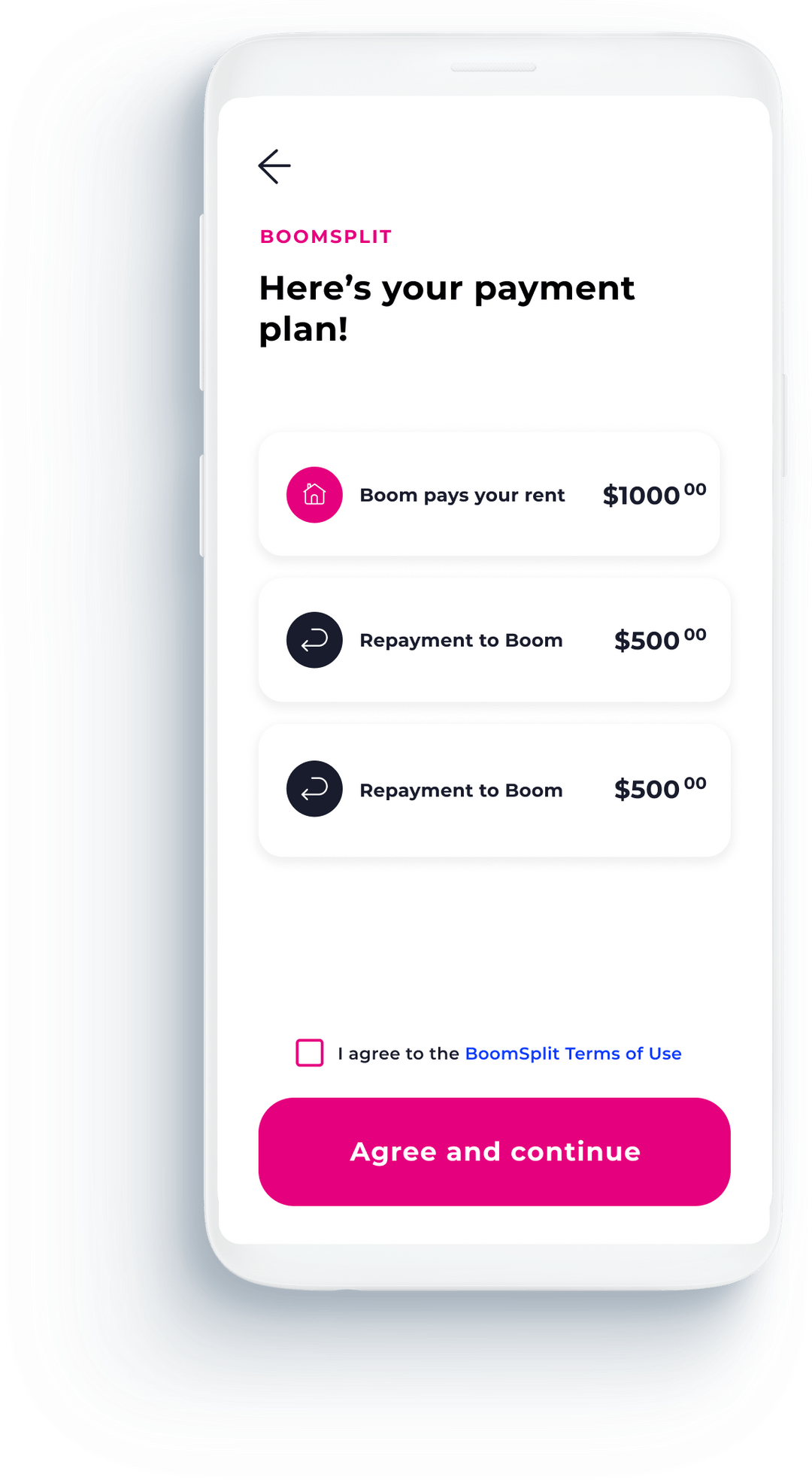 Boom - the most flexible and rewarding way to pay rent