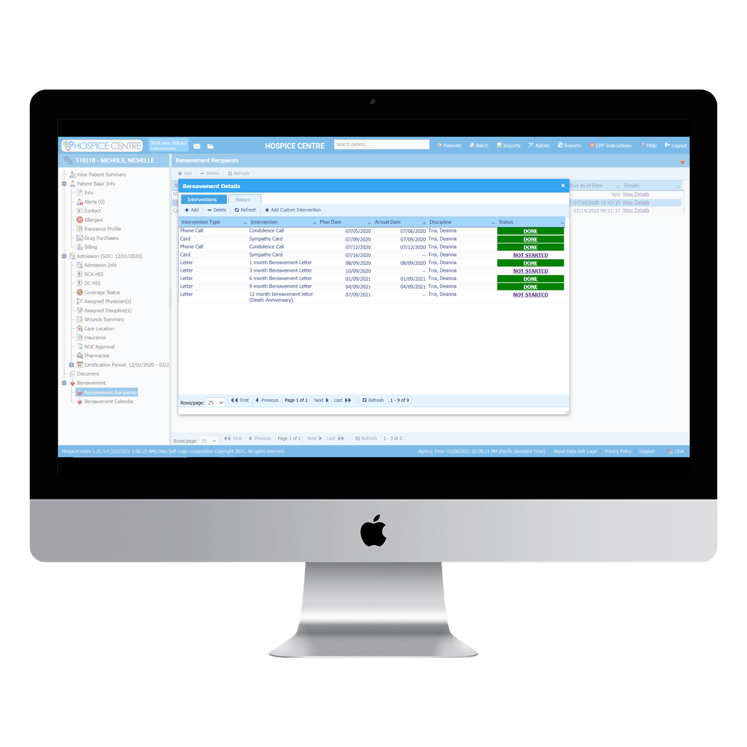 Data Soft Logic - Hospice Centre