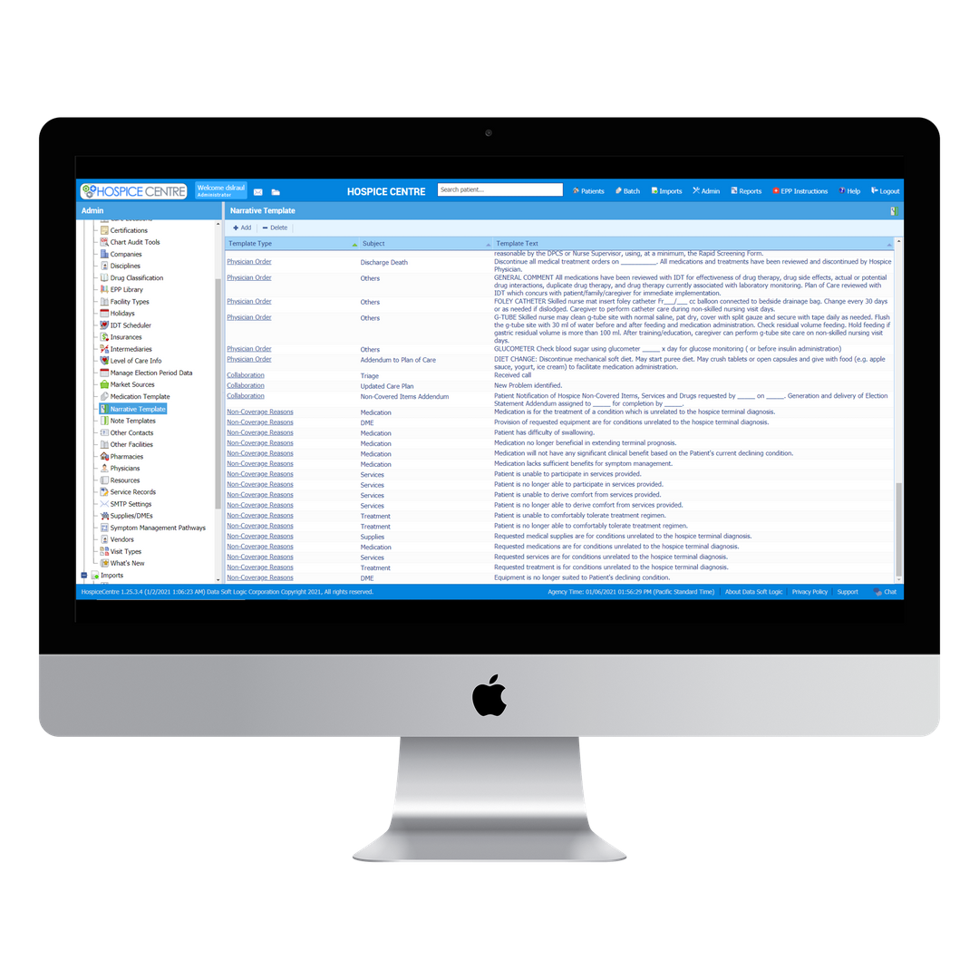Data Soft Logic - Hospice Centre