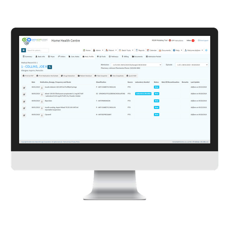 Data Soft Logic - Home Health Centre