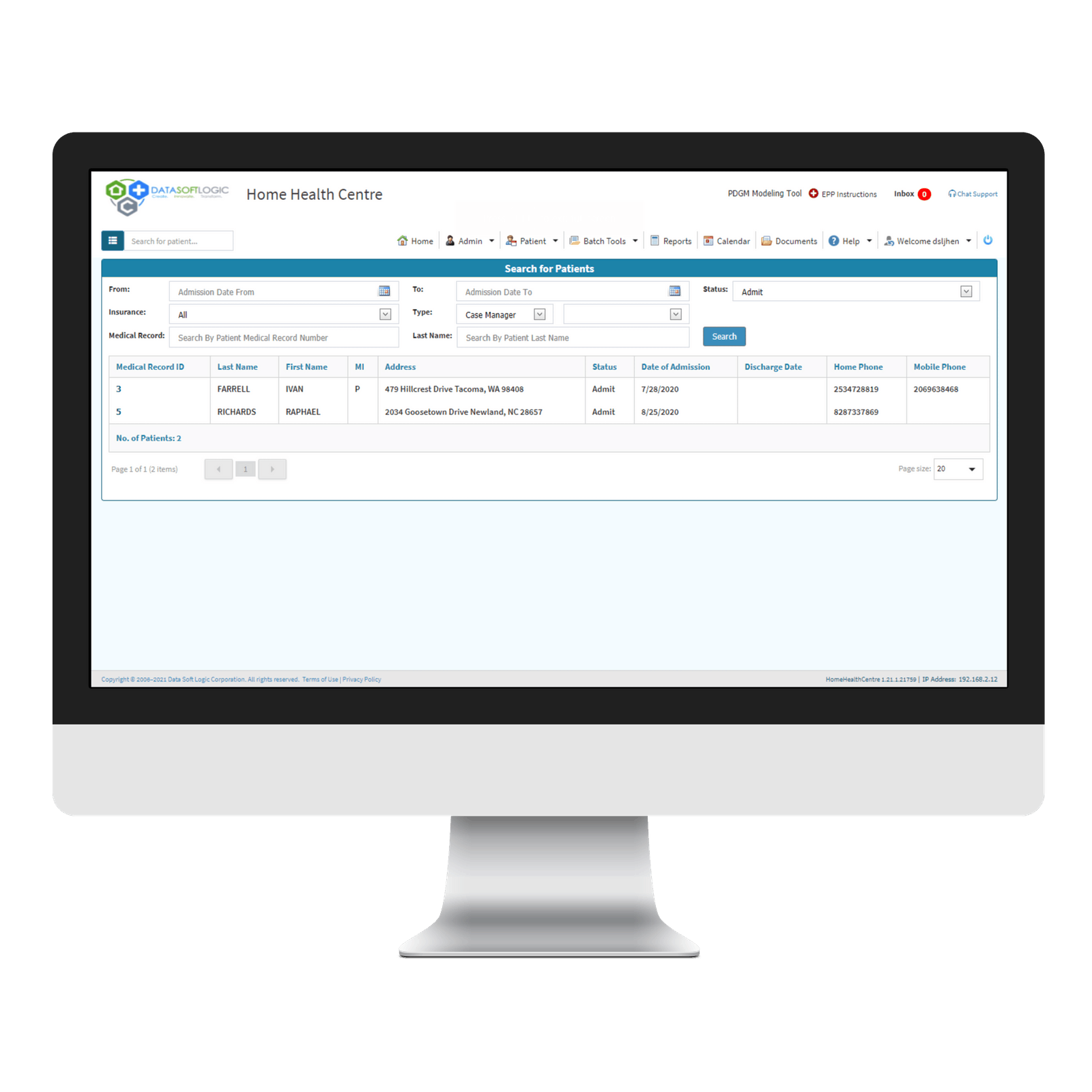 Data Soft Logic - Home Health Centre