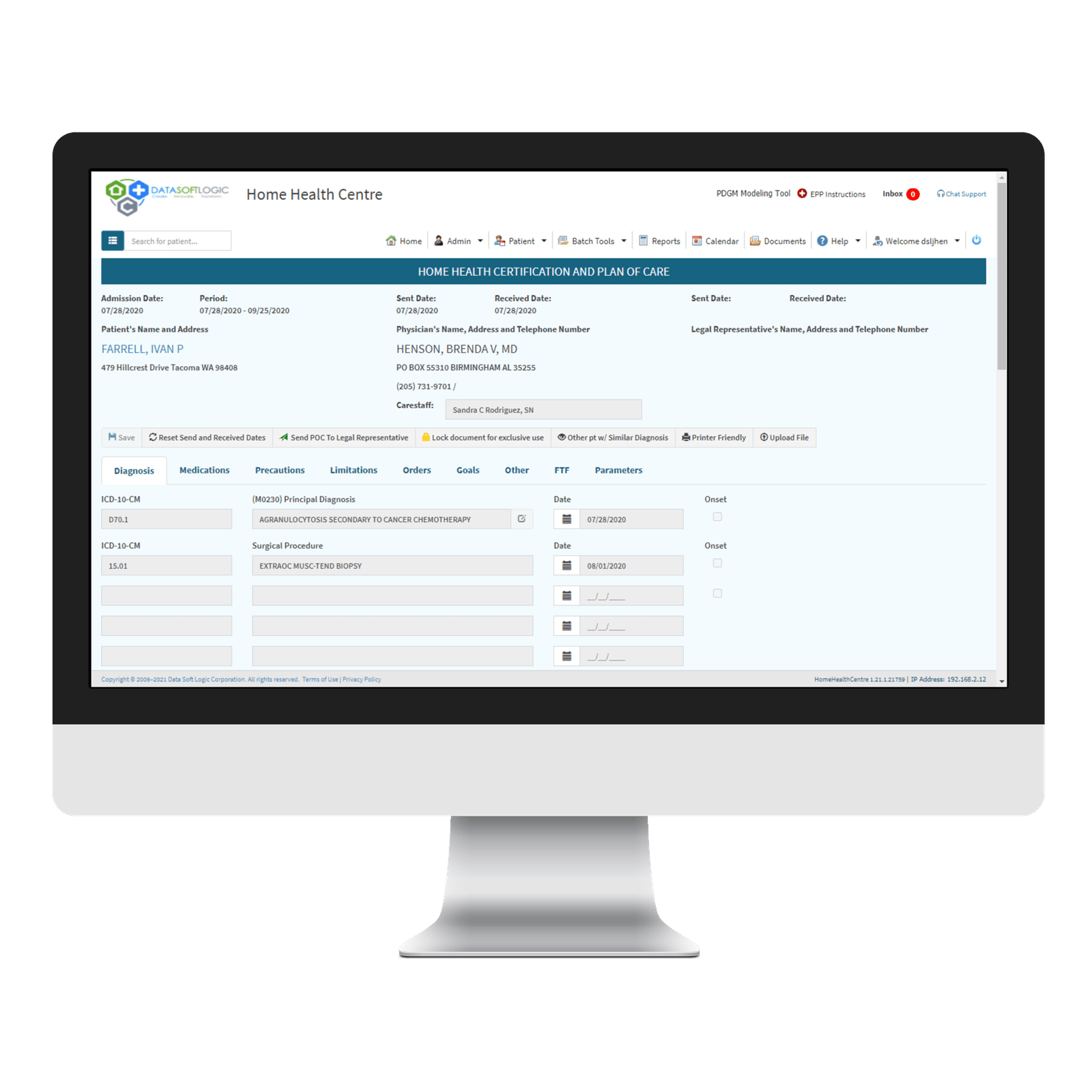 Data Soft Logic - Home Health Centre