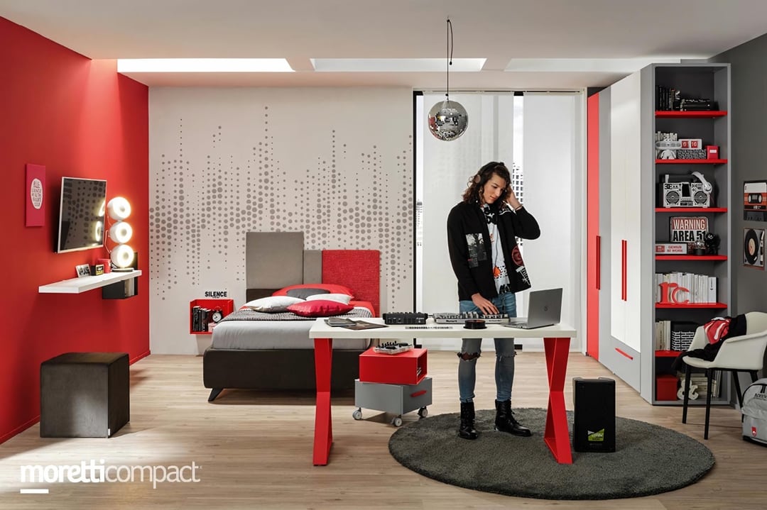 Camerette per Ragazzi Moretti Compact a Torino | ErrebiDesign