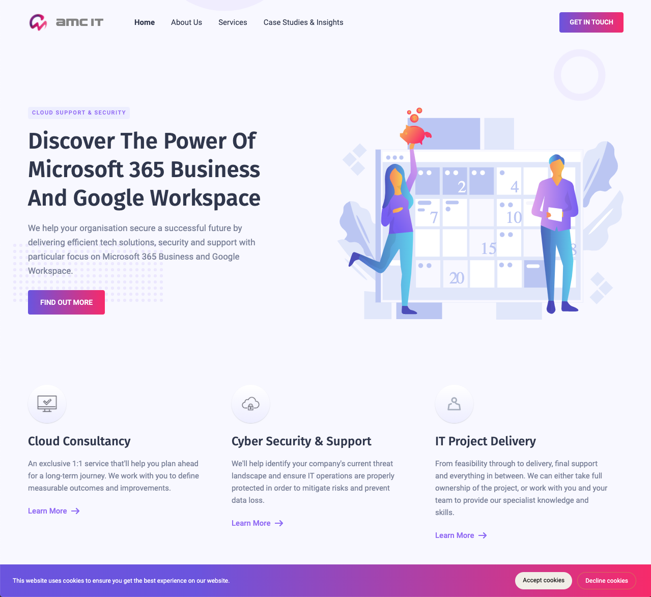 AMC IT Consultancy | IT Solutions UK: Cloud Support, Cyber Security, IT ...