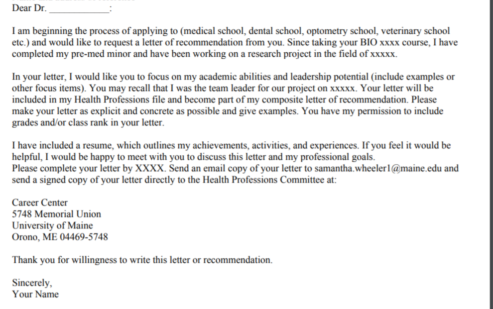 Asking For Recommendation Letters Before During And After