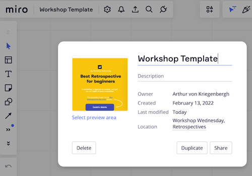 Retrospective Checklist