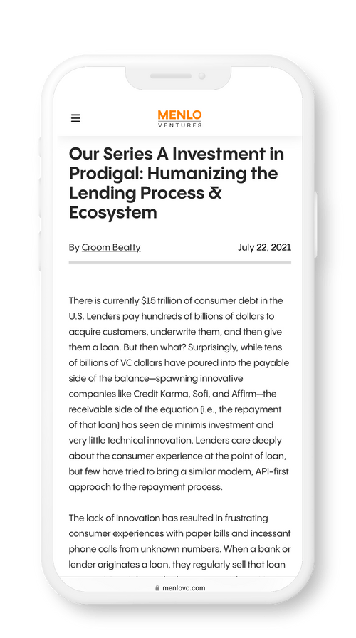 About Prodigal | A unified team. A singular purpose.