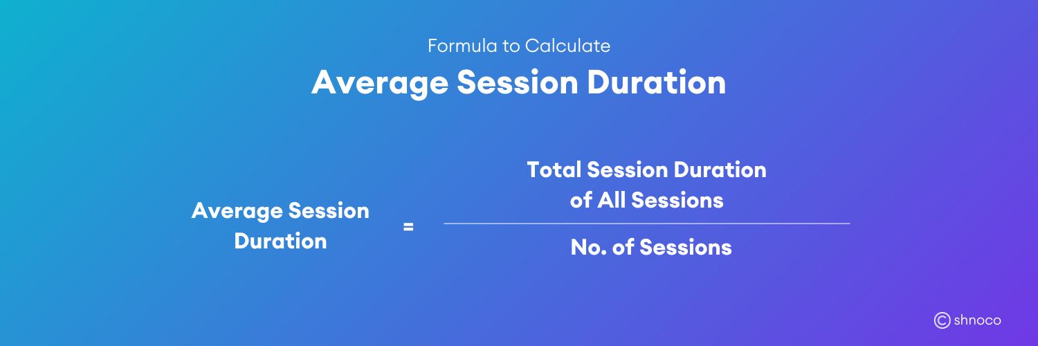 What is Average Session Duration? – Formula and Ways to Average Session ...