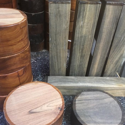 High quality turning blanks from WP Hardwood.