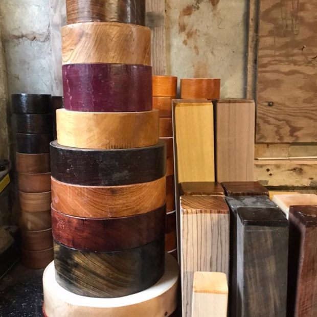 High quality turning blanks from WP Hardwood.