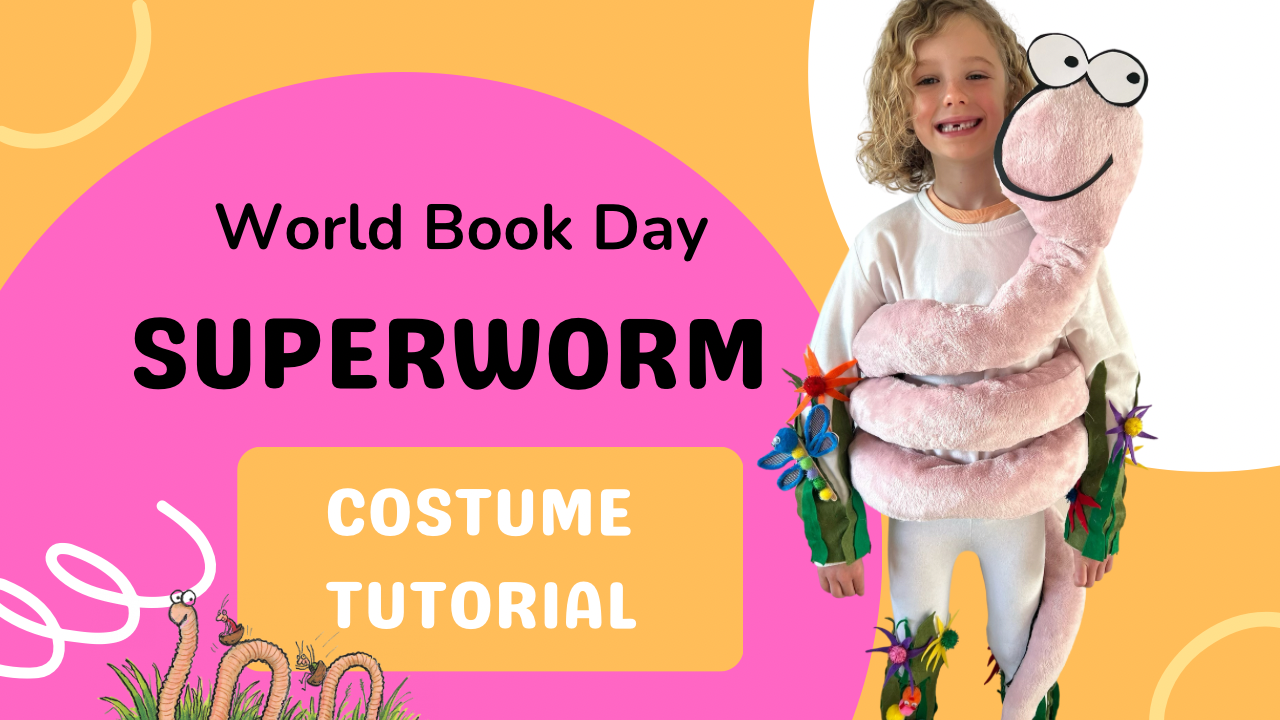 Homemade SUPERWORM Costume | How To Tutorial