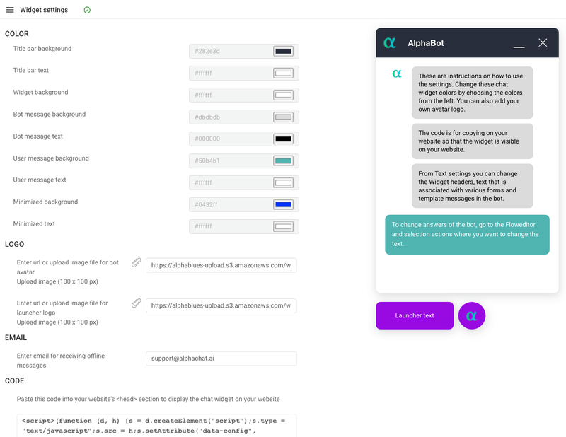 Features | alphachat.ai