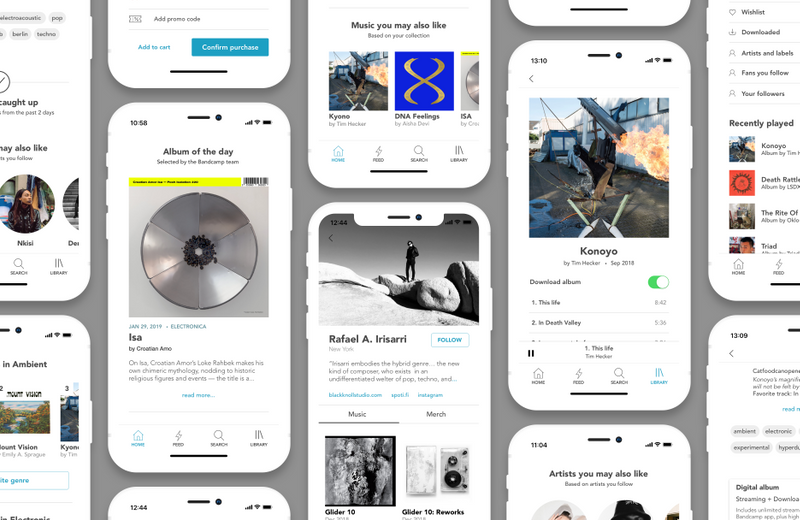 Bandcamp — A mobile app redesign to better help fans listen and ...