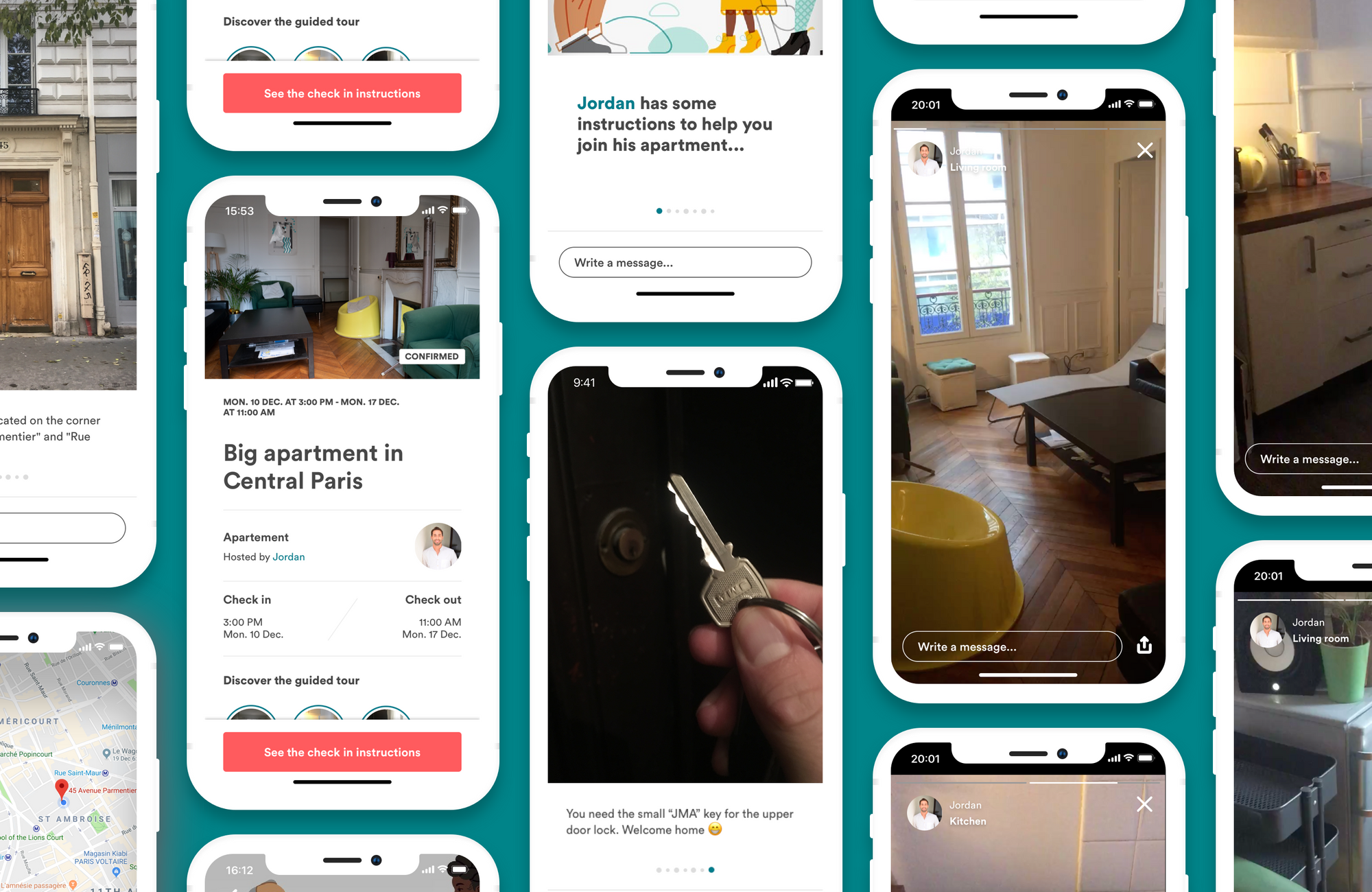 Airbnb — Photo and video self check-in concepts