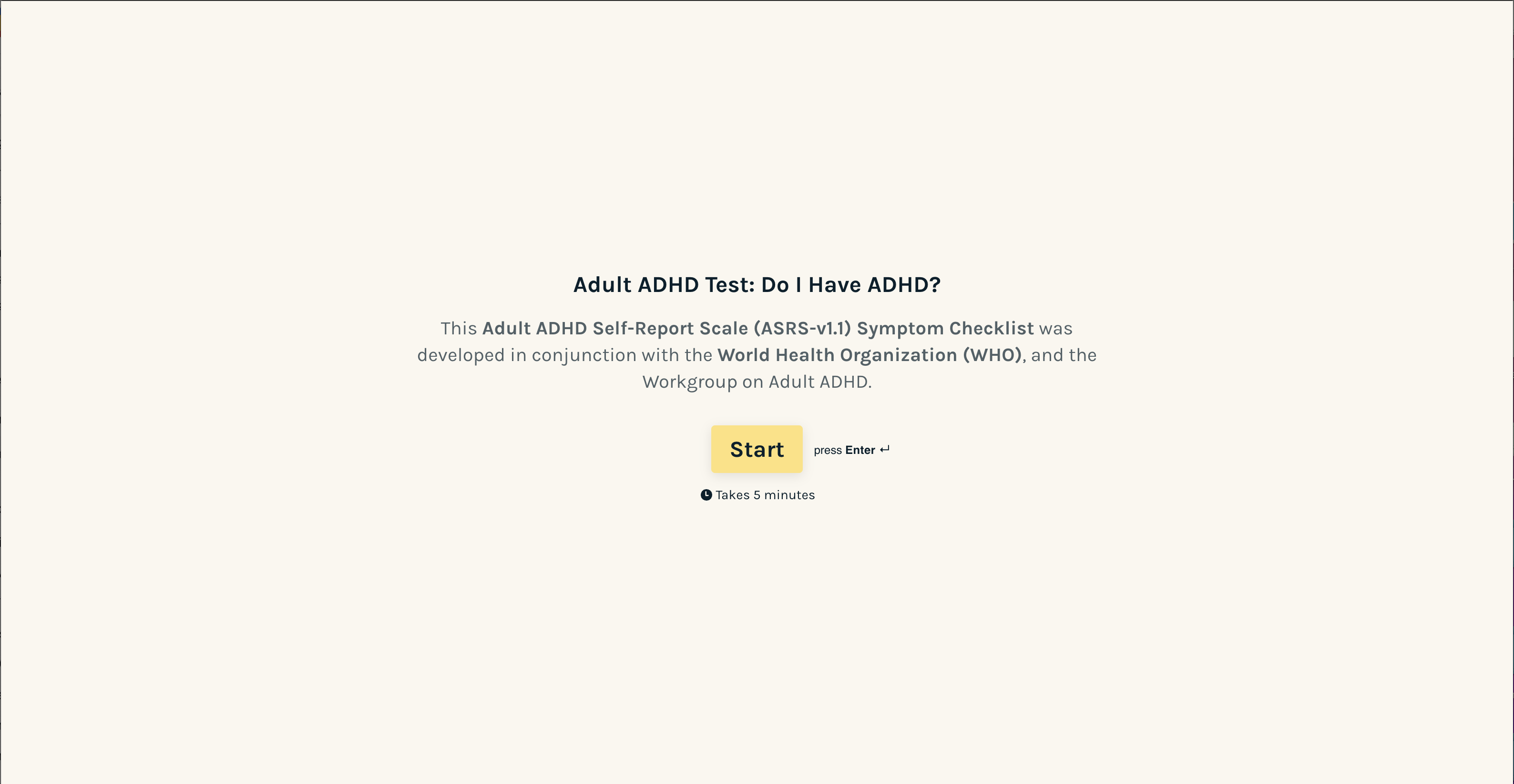 Adult ADHD Self Test: Do I Have ADHD? | Shimmer Care