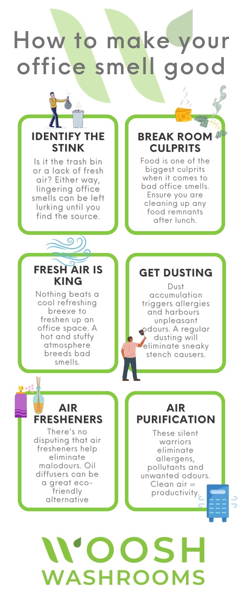 How to Make Your Office Smell Good | Woosh Washrooms