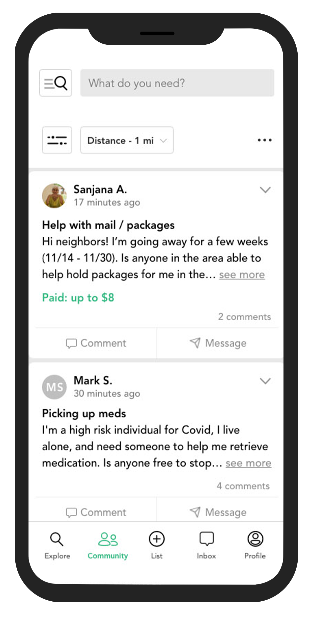 Neighborly App Design