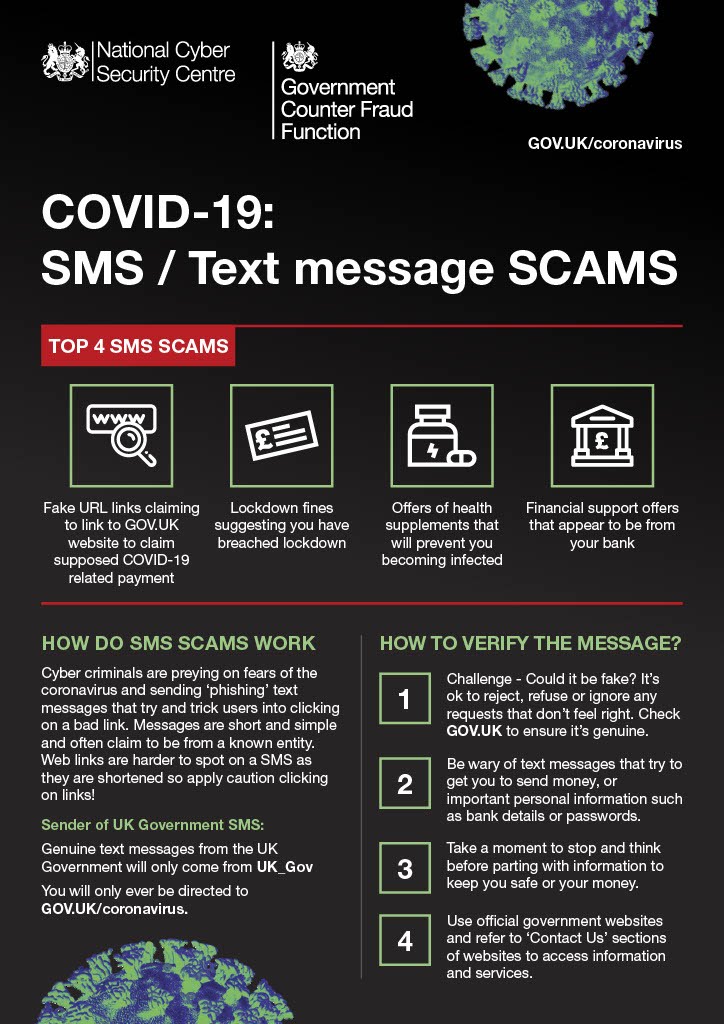 COVID-19: SMS / Text message SCAMS | NHS GP Surgery