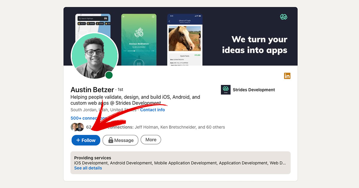 15 People to Follow on LinkedIn | Strides