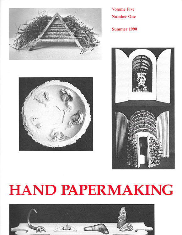 Hand Papermaking Magazine Summer 1990 Issue
