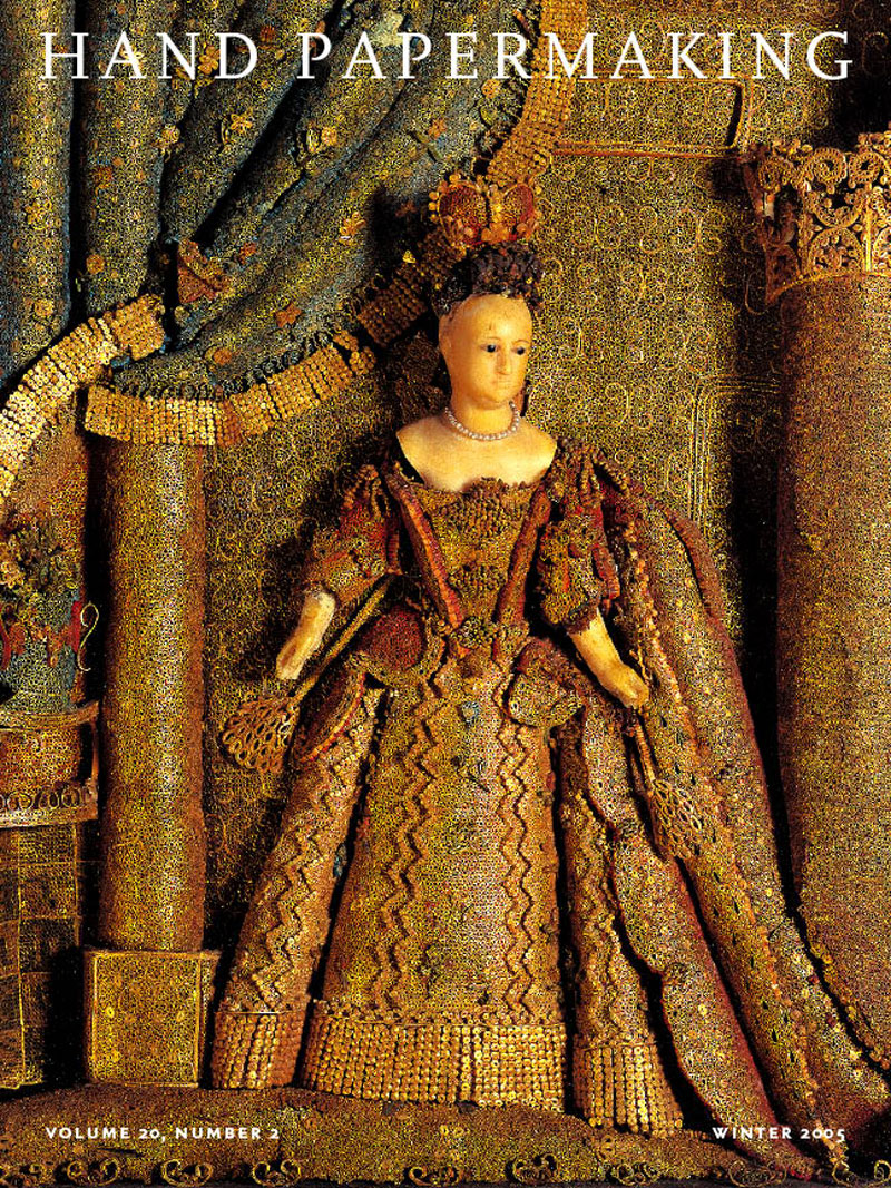 Bamboo Paper Sample from Cai Jia Wu, China