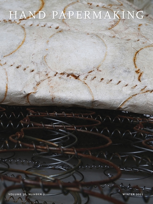 HAND PAPERMAKING, Inc. – magazine – newsletter – portfolios