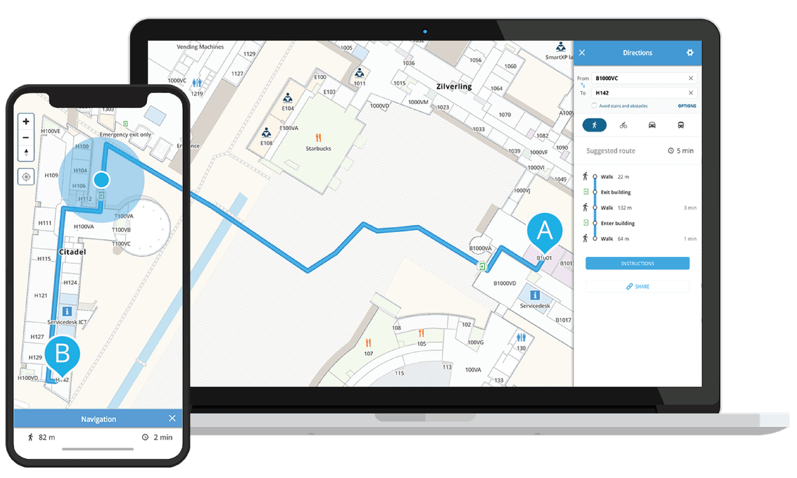 Indoor Maps and Wayfinding MazeMap