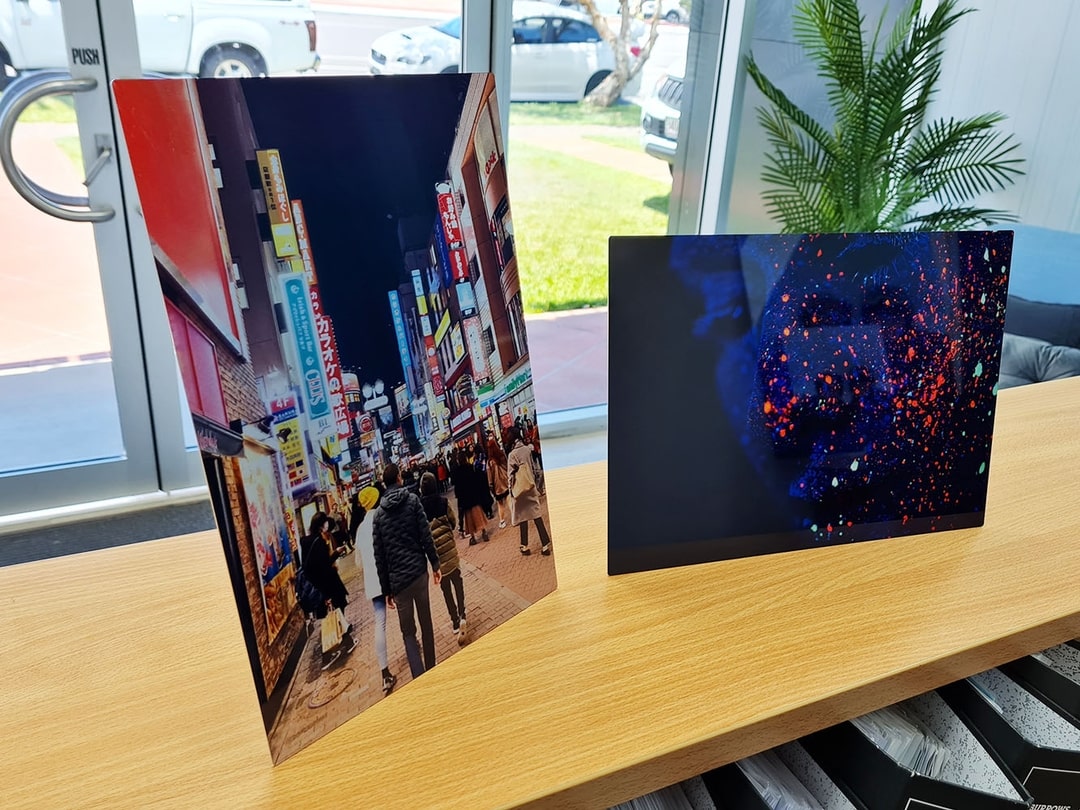 Metal Print Display Options | Frameless & Free Standing