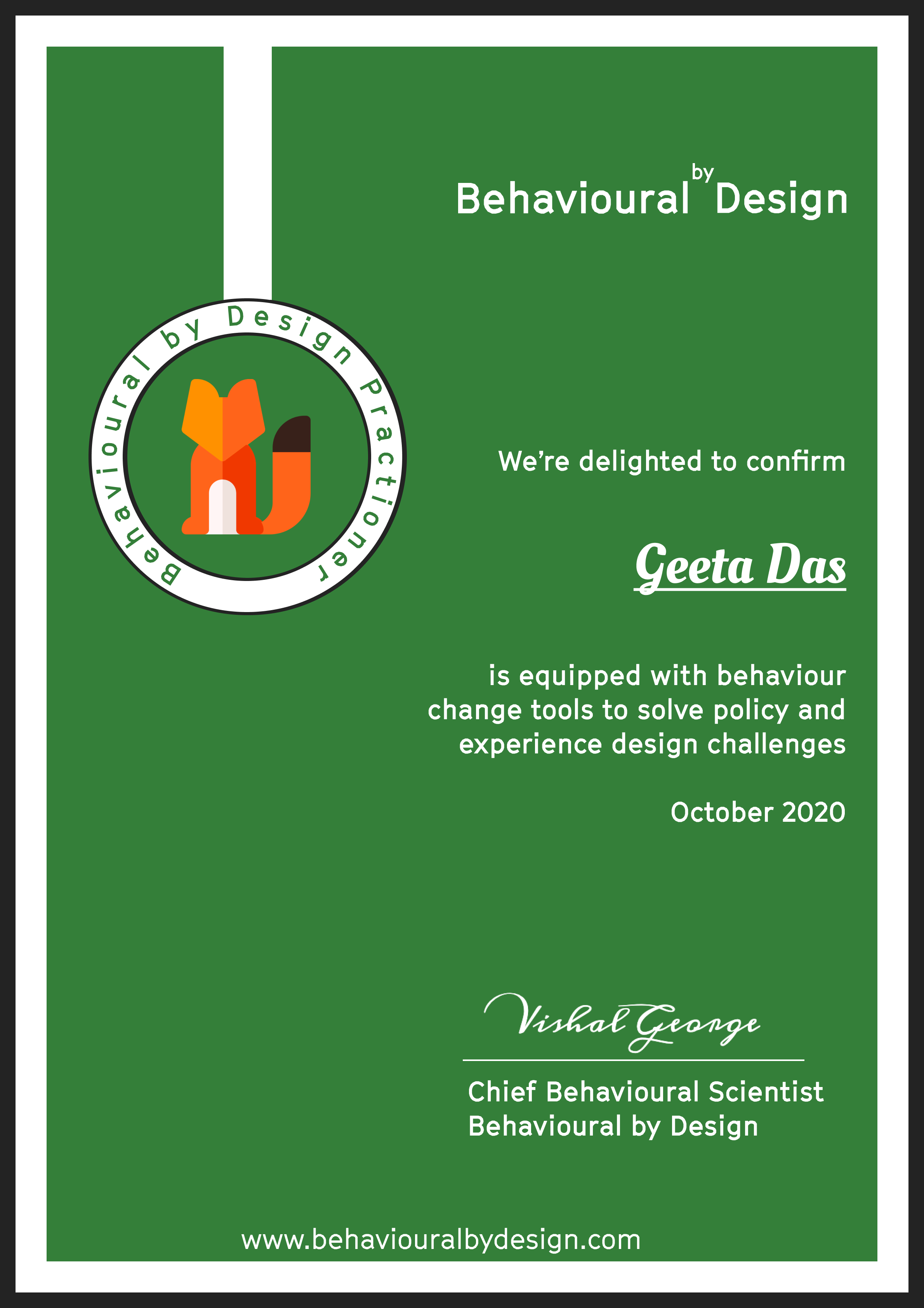 Geeta Das | Change-Makers of Behavioural by Design