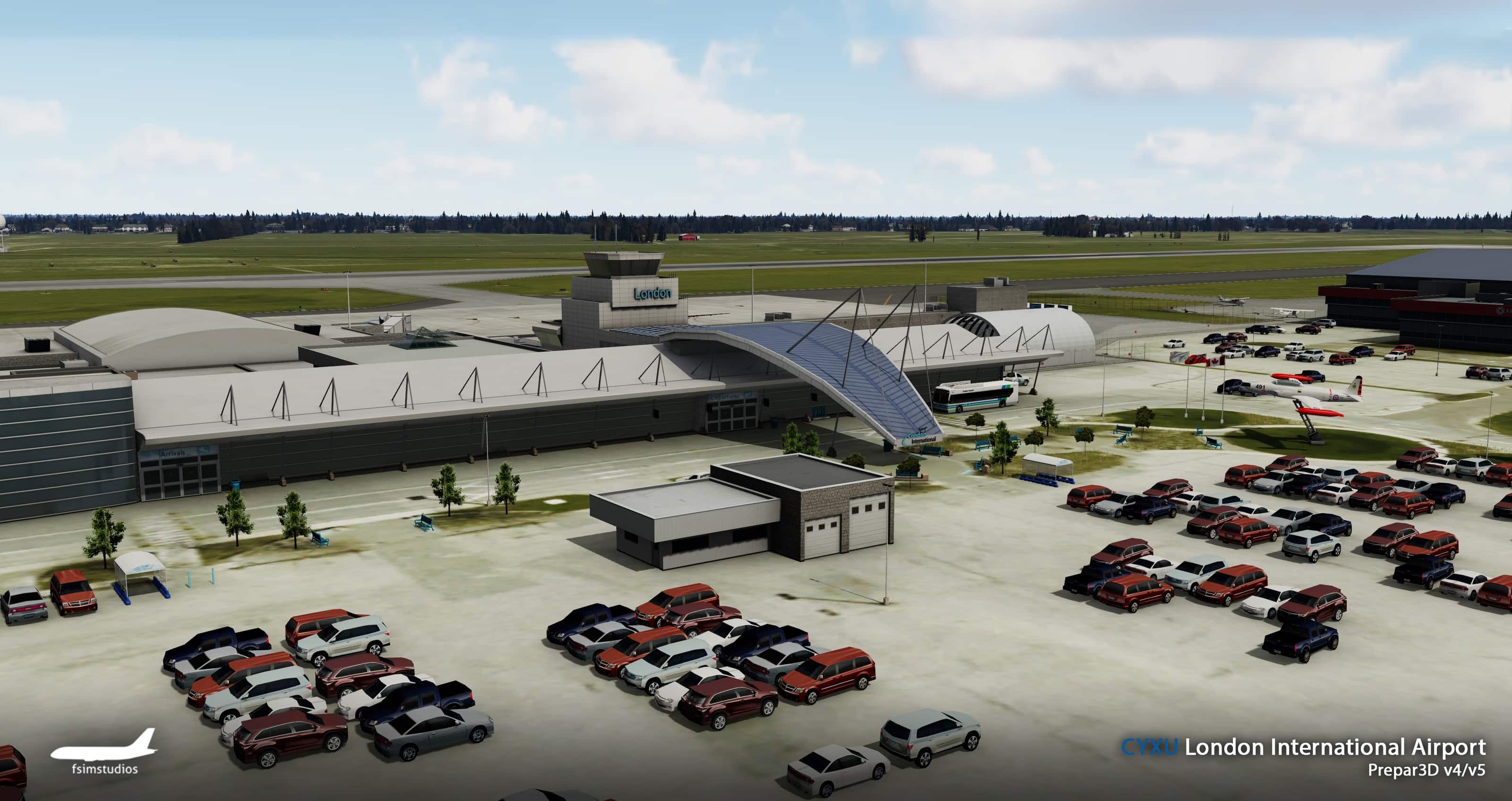 FSimStudios London International Airport CYXU P3Dv4.4+ • Digital Goodie ...