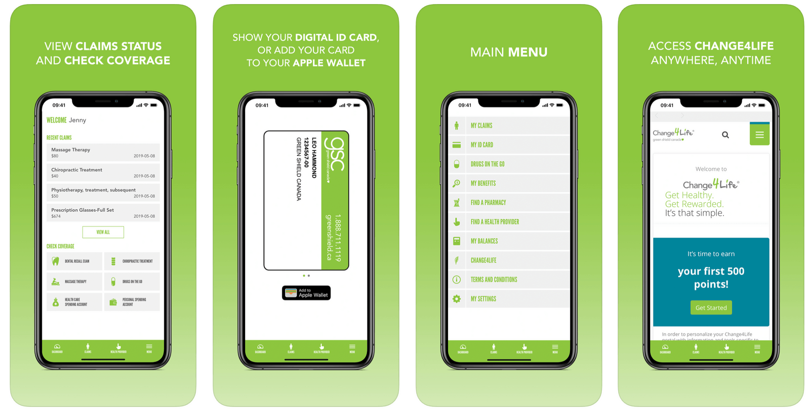 Beneplan - GreenShield's updates to on the Go® App