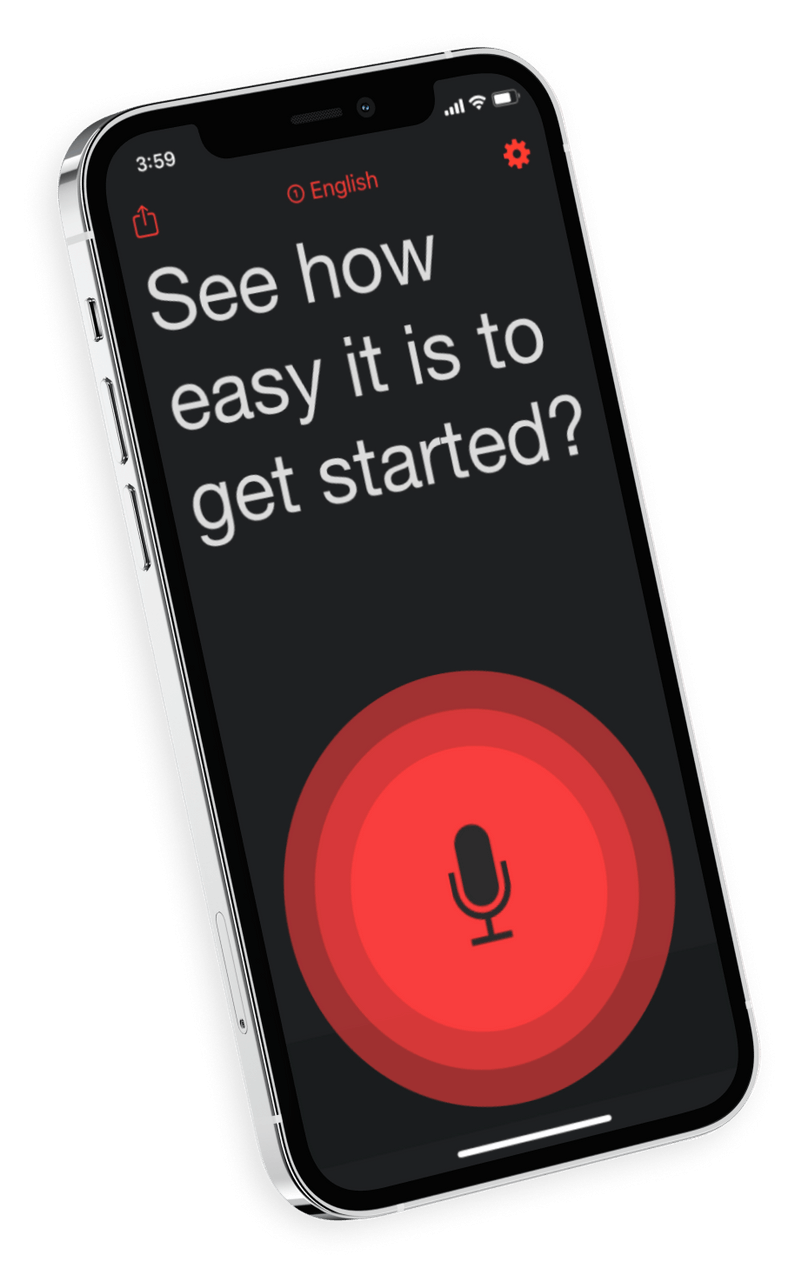 Live Transcribe - Caption speech in real time