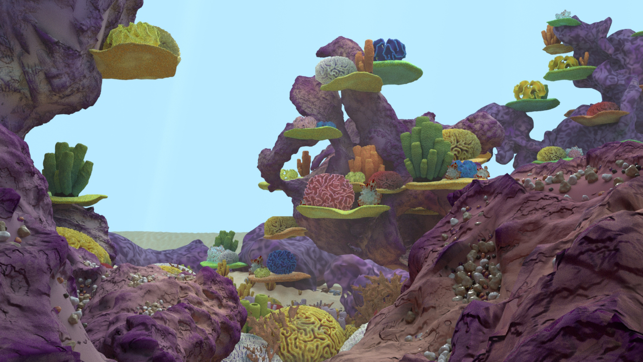 Monika Hedman: CG Coral Reef