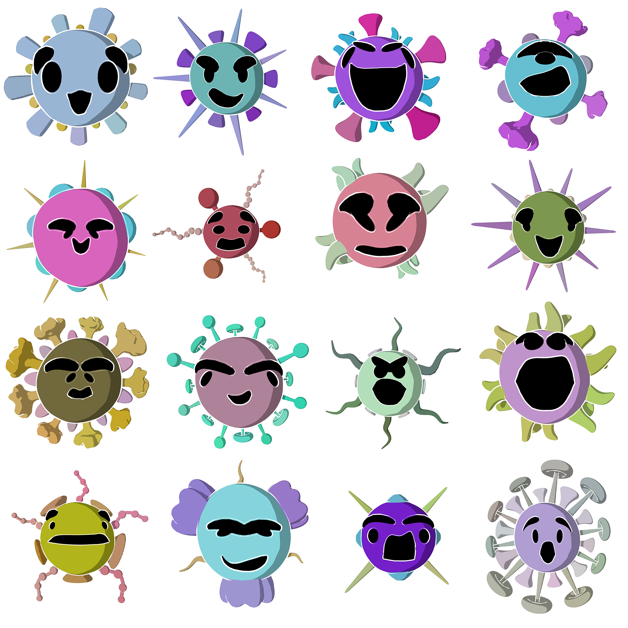 Monika Hedman: Virus Character Creator