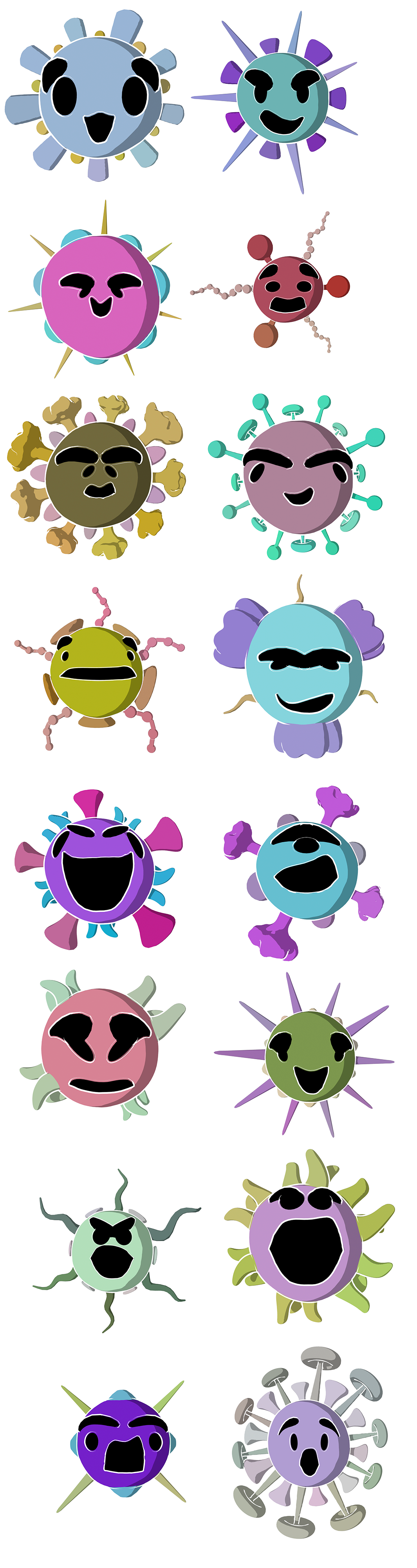 Monika Hedman: Virus Character Creator