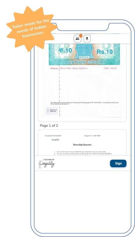 Leegality | Secured Aadhaar eSign and eStamping Services