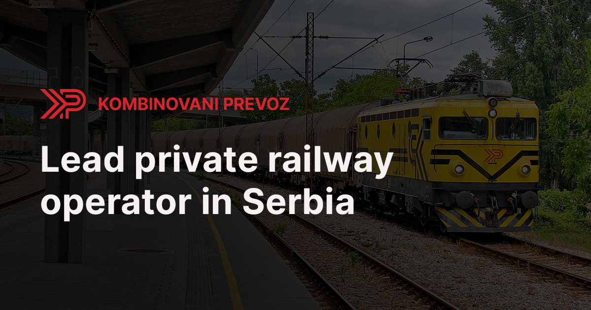 Lead private railway operator in Serbia