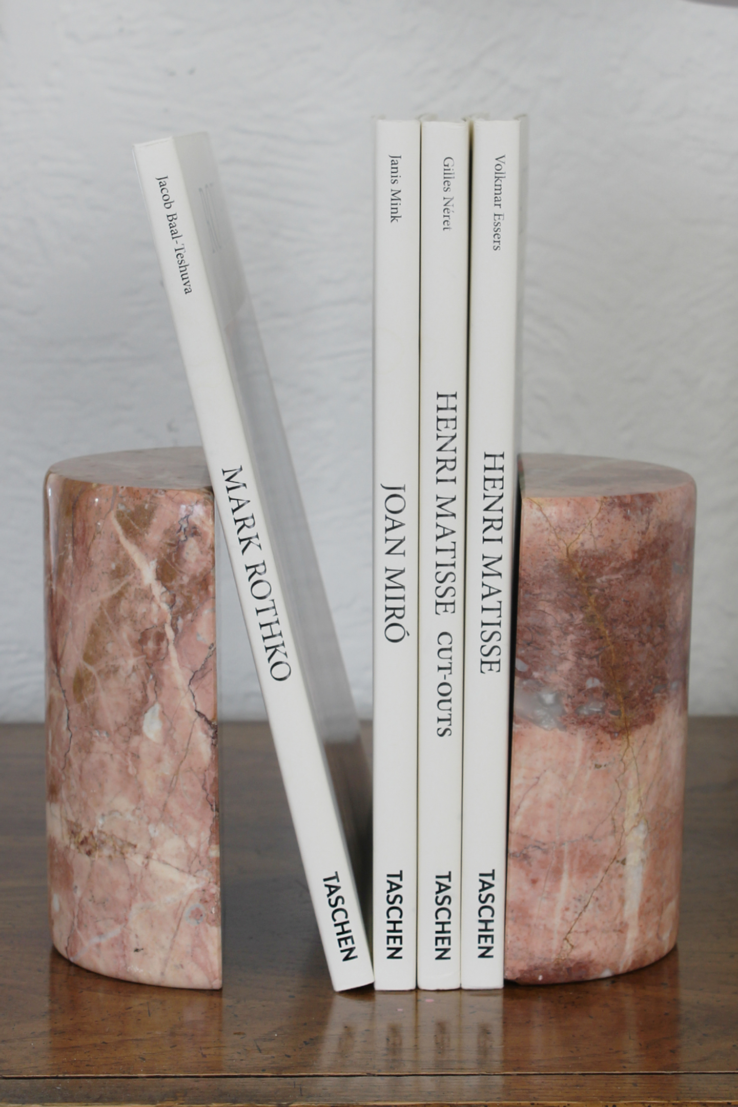 Pink Marble Bookends | Vintaggios | Curated Vintage Furniture