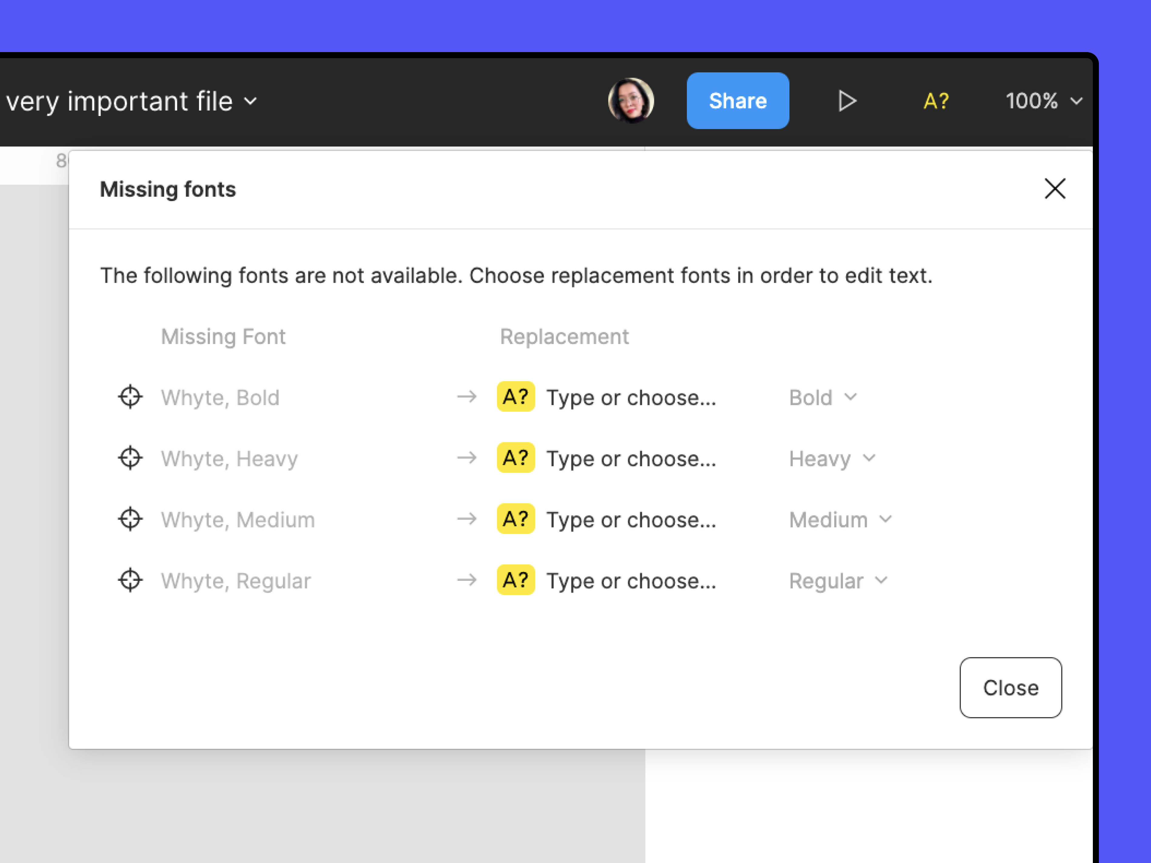 How To Use Ditto Handling Missing Fonts In Figma