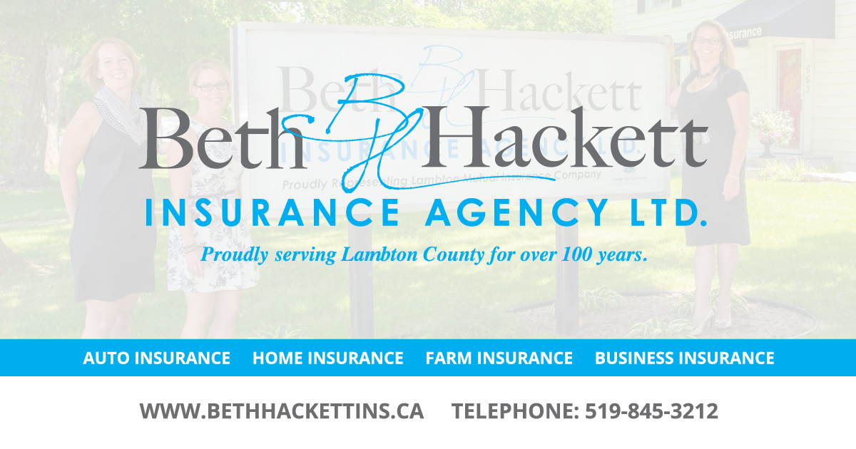 Beth Hackett Insurance Agency Ltd. Proudly Serving Lambton County.