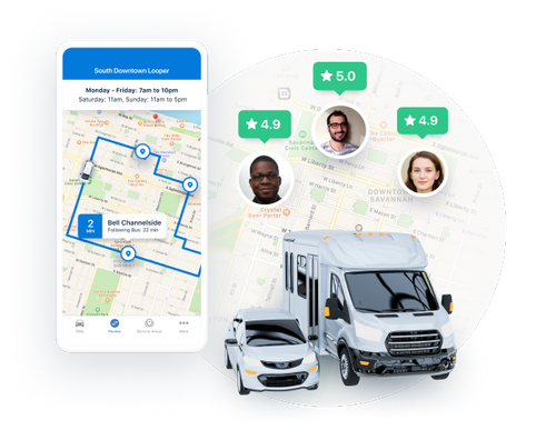 Microtransit & Commuter Services for Cities and Transit Agencies