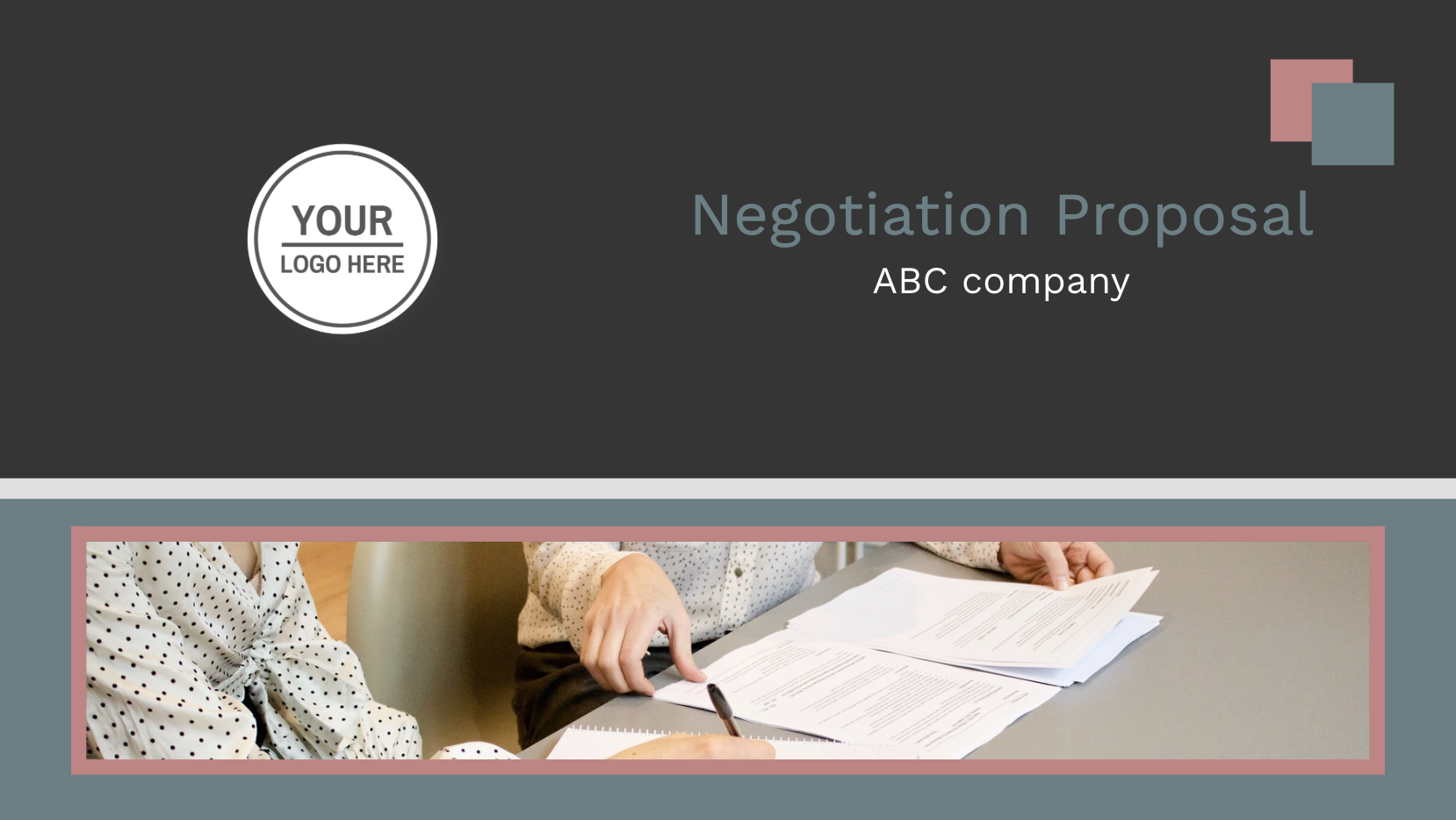 Negotiation Proposal Template | Decktopus