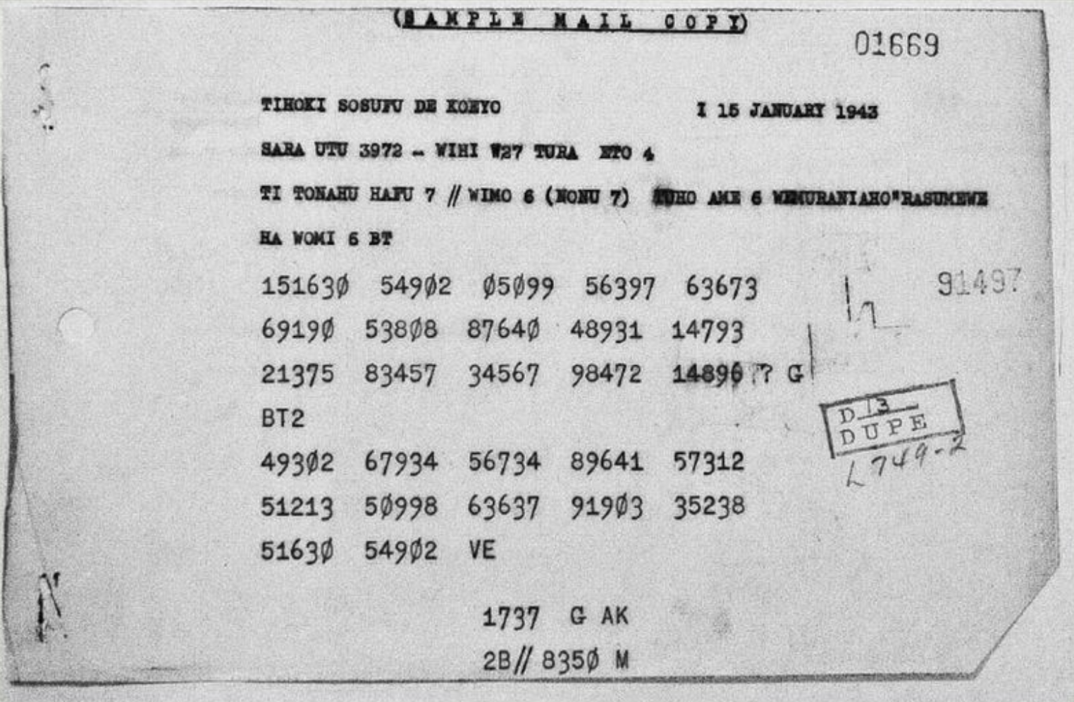 A General Introduction to the Japanese JN-25 - International Conference ...