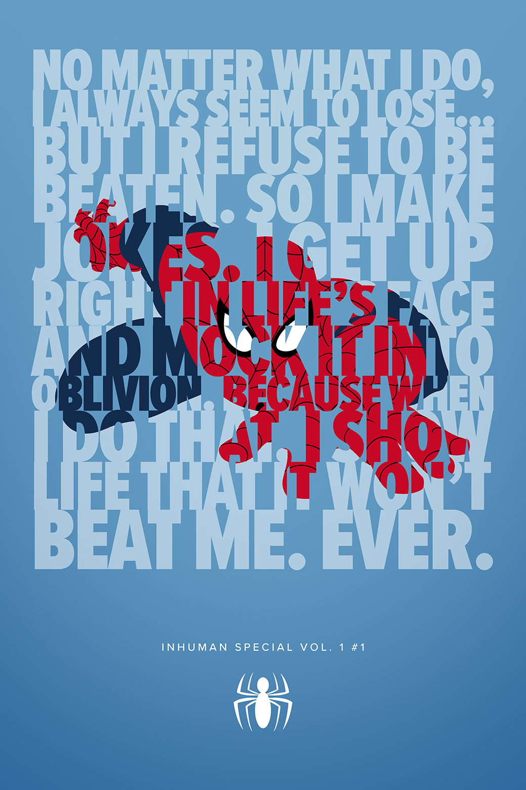 Spiderman Typography