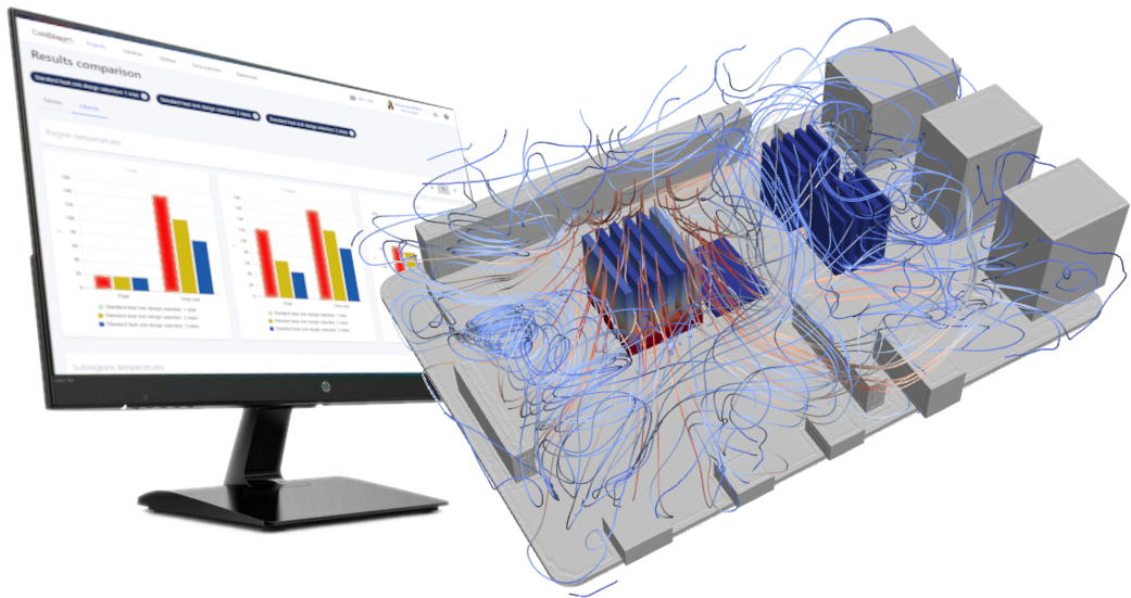 Thermal engineering software for generative design and analysis