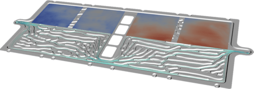 Generative design for battery cooling
