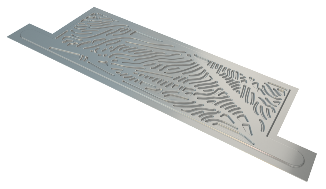 Using generative design to engineer high performant battery cold plates ...