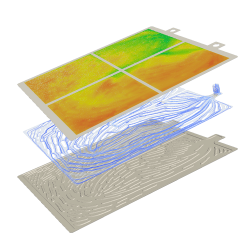 Generative design for battery cooling
